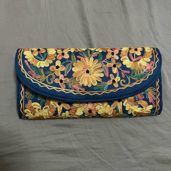 Bags | Wallet Hand Purse Embroidered Brand New Hand Made From Nepal ...